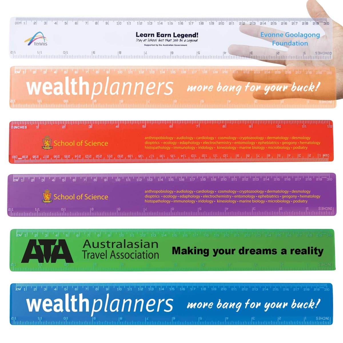Clear 30cm Ruler – Transparent & Accurate