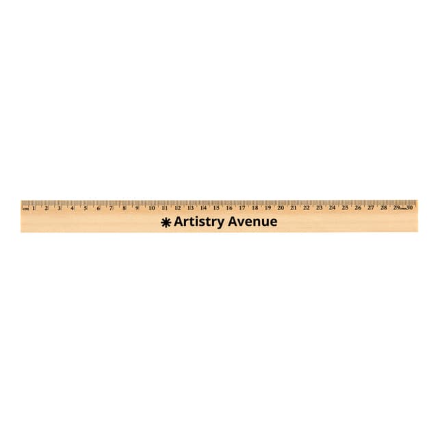 Axis 30cm Wooden Ruler